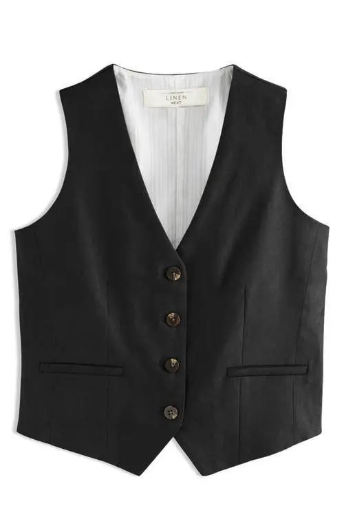 NEXT Button-through Linen Vest
