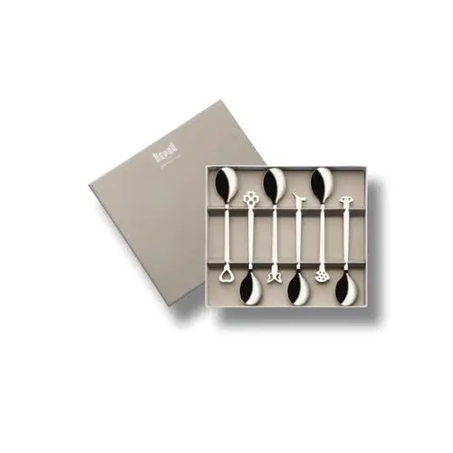 MEPRA Evento Coffee Spoon Set6 Pieces - Silver