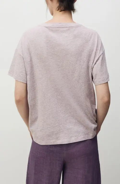 Mango Cotton Crewneck T-shirt - Lilac