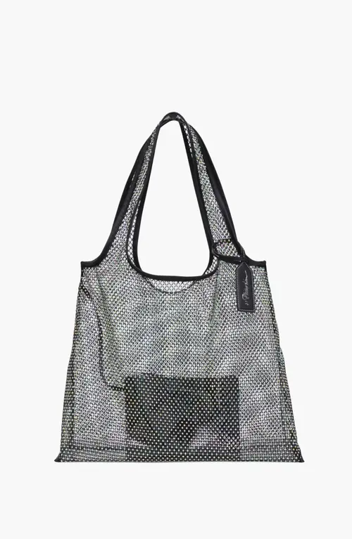 3.1 Phillip Lim Crystal Embellished Mesh Market Tote