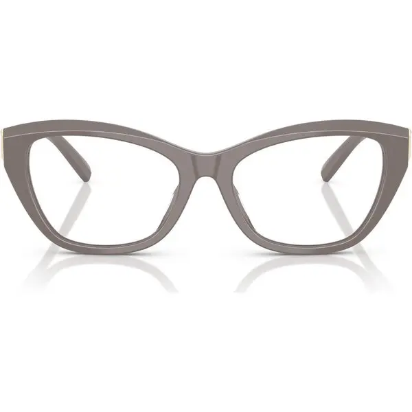 Tiffany & Co. 54mm Cat Eye Optical Glasses - Chocolate Truffle/demo Lens