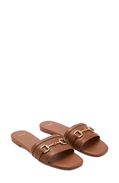 Mango Buckle Slide Sandal