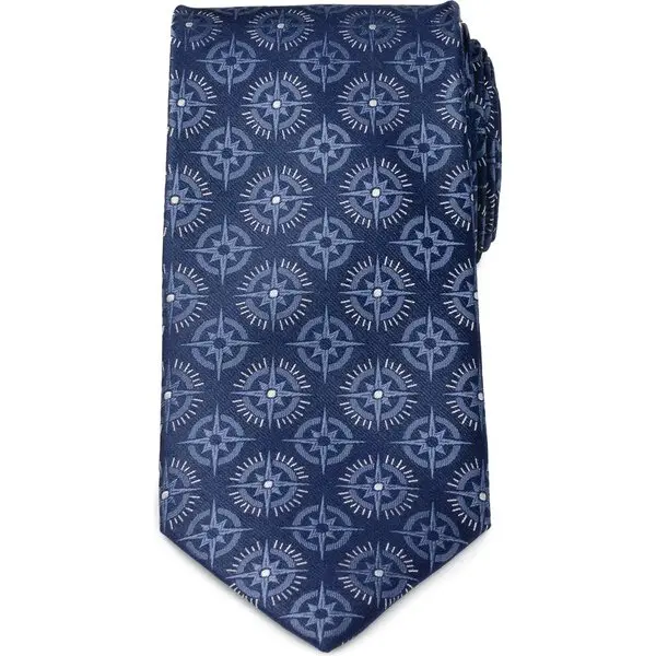 CUFFLINKS, INC. Printed Silk Neck Tie - Blue