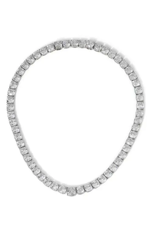 Nadri Starlet Collar Necklace - Rhodium