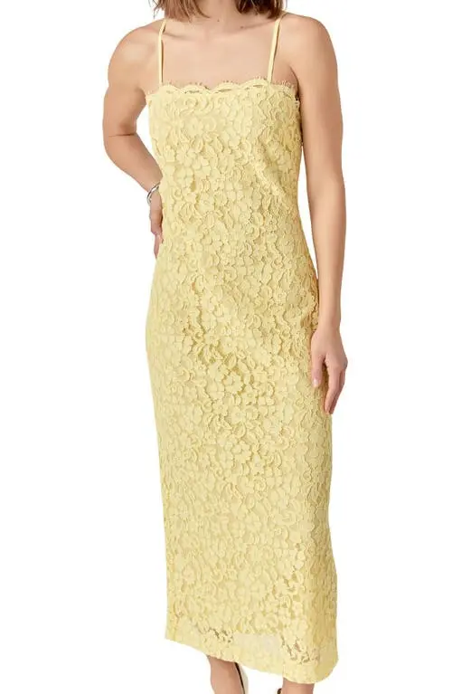 Endless Rose Lacy Column Dress