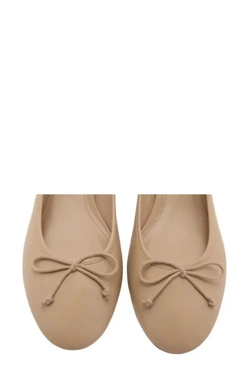 Mango Ballet Pump - Caramel