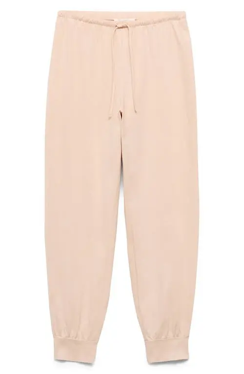 Mango Tapered Cotton Joggers
