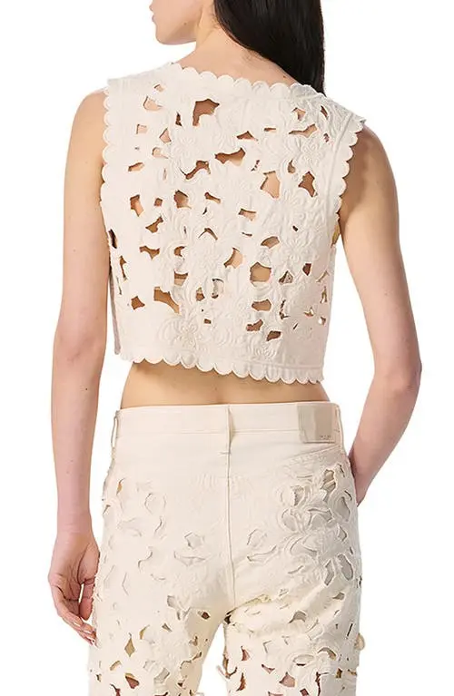 Rag & Bone Coralie Floral Cutout Vest