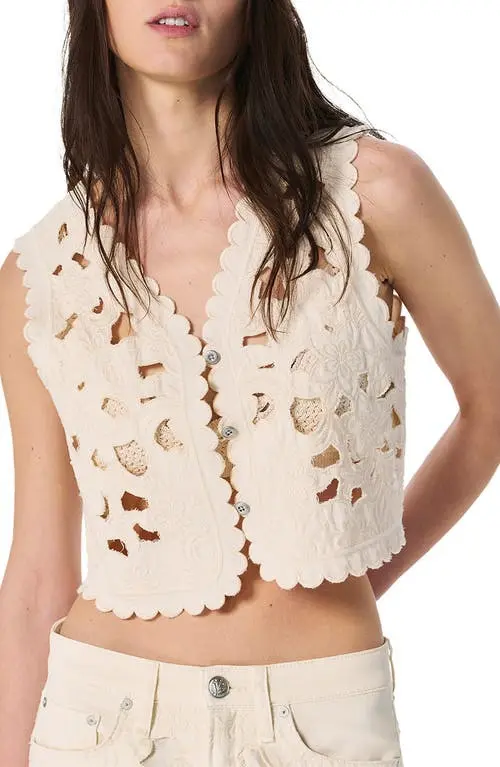 Rag & Bone Coralie Floral Cutout Vest