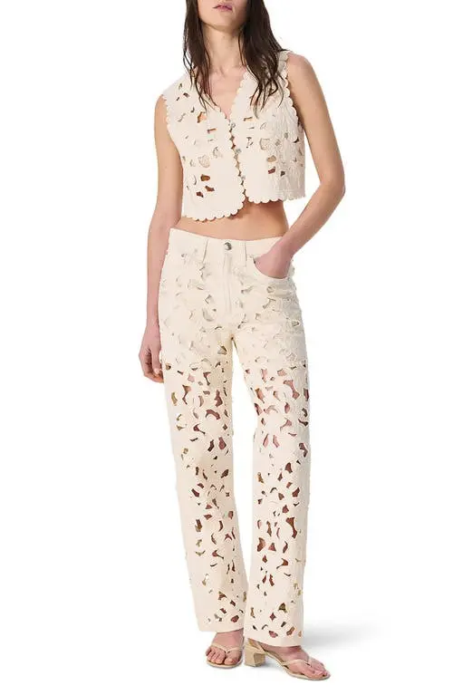 Rag & Bone Coralie Floral Cutout Vest