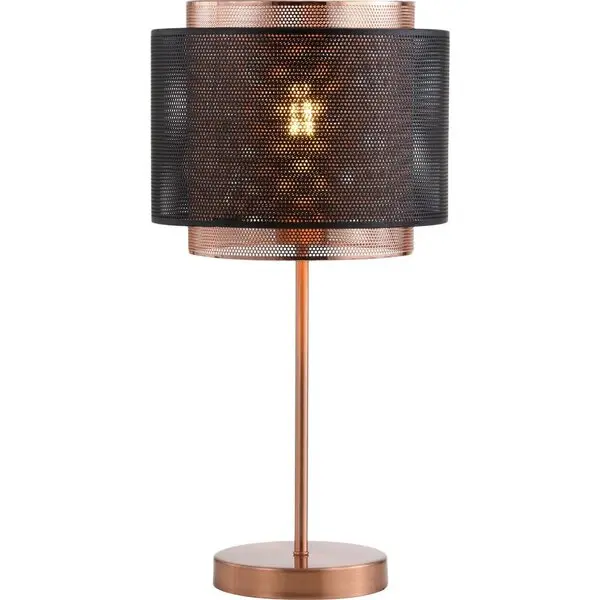 JONATHAN Y Tribeca 19.7" Metal Led Table Lamp - Copper