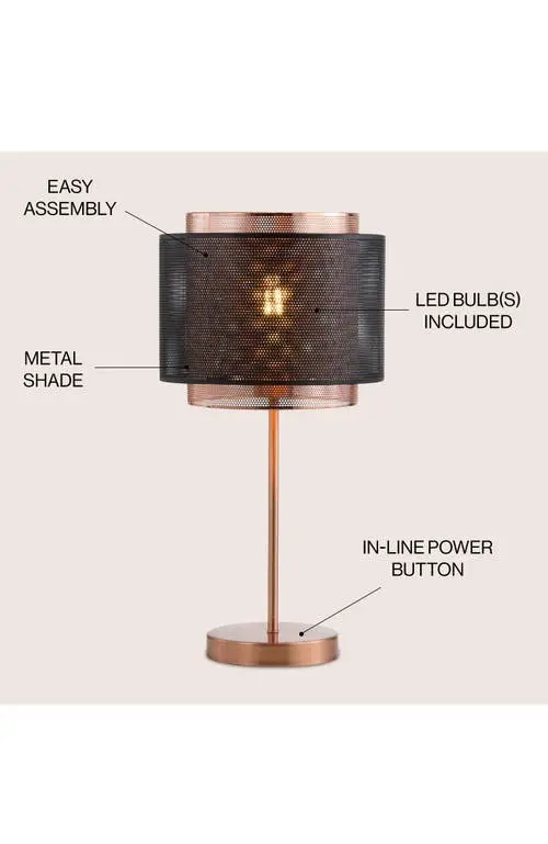 JONATHAN Y Tribeca 19.7" Metal Led Table Lamp
