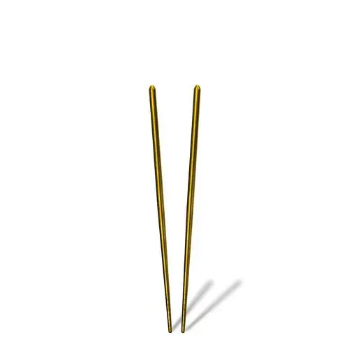 MEPRA Chopsticks Set2 Pieces - Gold