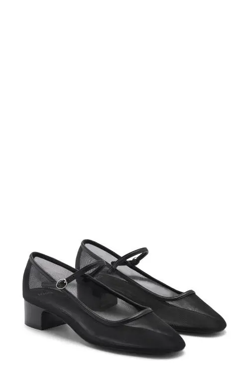 Mango Mary Jane Pump