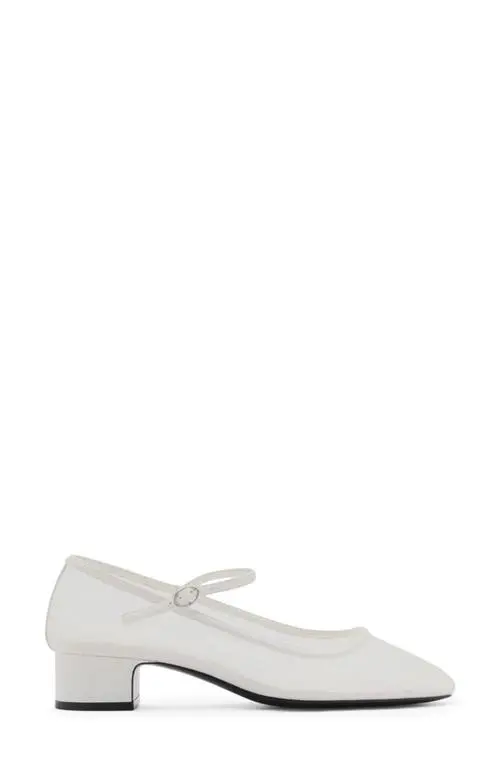 Mango Mary Jane Pumps - White