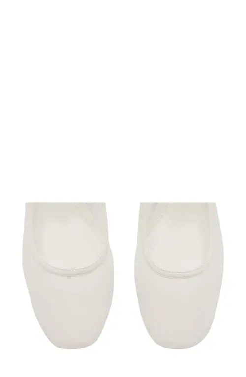 Mango Mary Jane Pumps - White