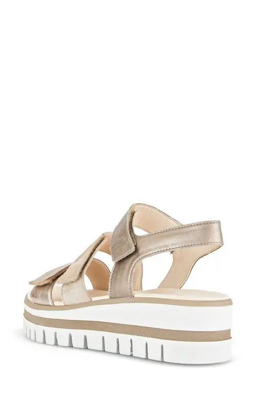 Gabor Strappy Wedge Sandal