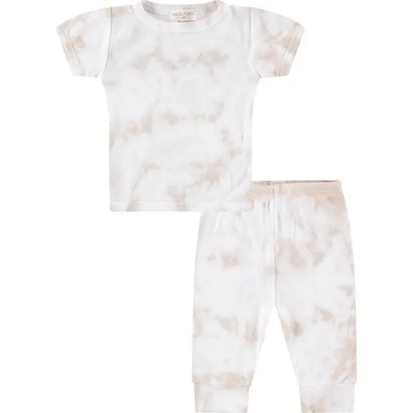 PAIGELAUREN Organic Cotton & Modal T-shirt & Leggings Set - Oat