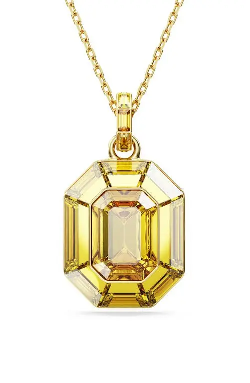 SWAROVSKI Lucent Crystal Pendant Necklace - Yellow