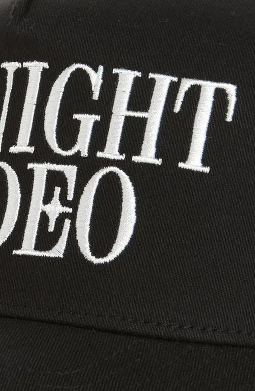 MIDNIGHT RODEO Classic Logo Baseball Cap - Jet Black