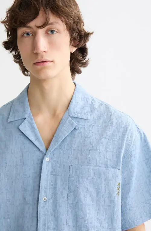 Scotch & Soda Macys Cross-stitch Camp Shirt