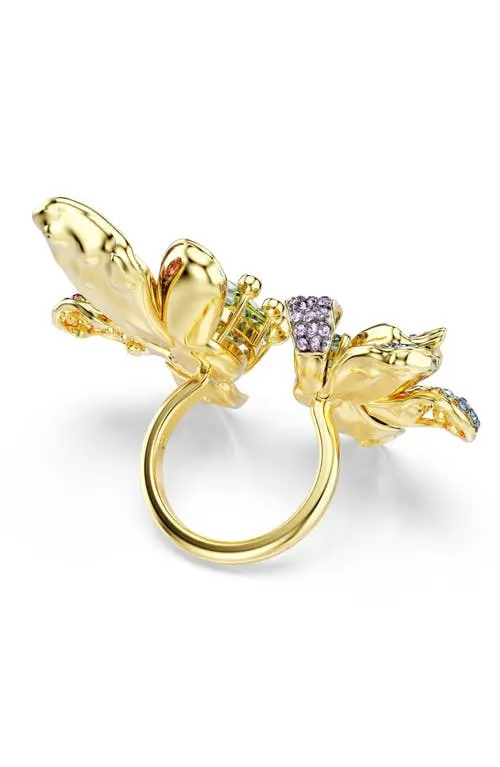 SWAROVSKI Idyllia Crystal Flower Ring - Multicolored