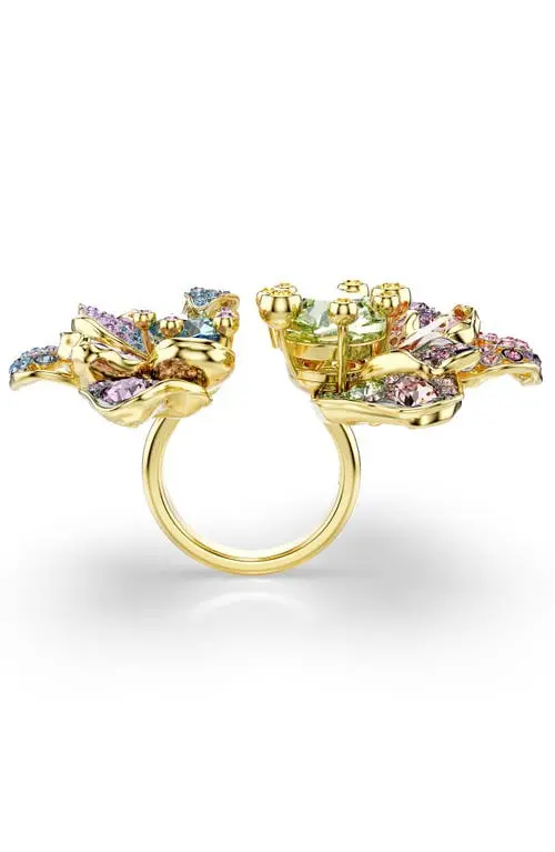 SWAROVSKI Idyllia Crystal Flower Ring - Multicolored