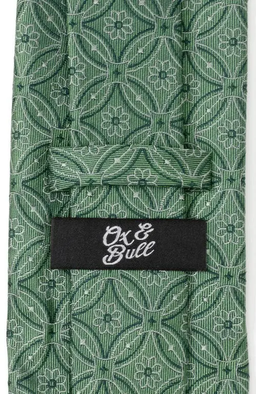 CUFFLINKS, INC. Geometric Tile Silk Tie