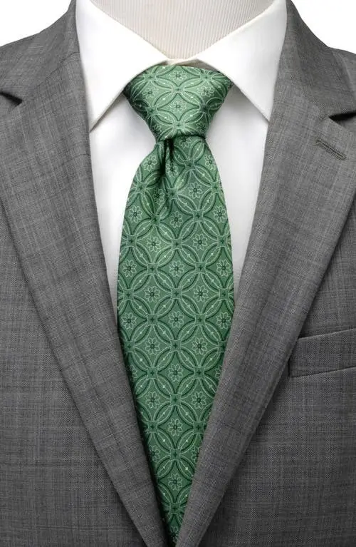 CUFFLINKS, INC. Geometric Tile Silk Tie