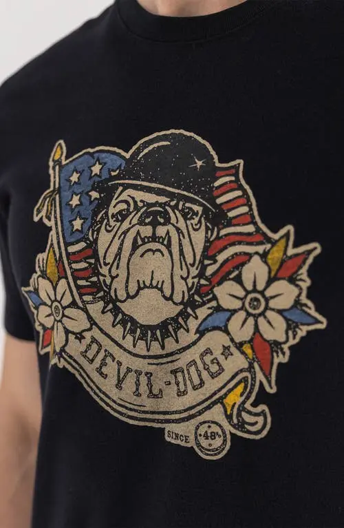 DEVIL-DOG DUNGAREES Alpha Dog Graphic T-shirt