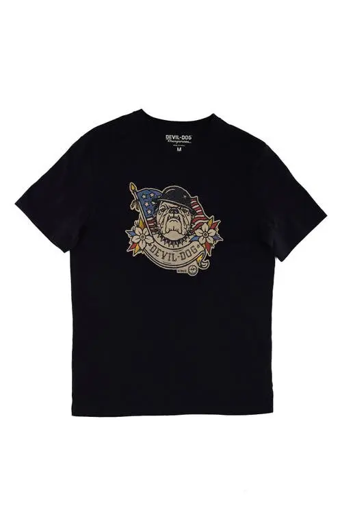 DEVIL-DOG DUNGAREES Alpha Dog Graphic T-shirt