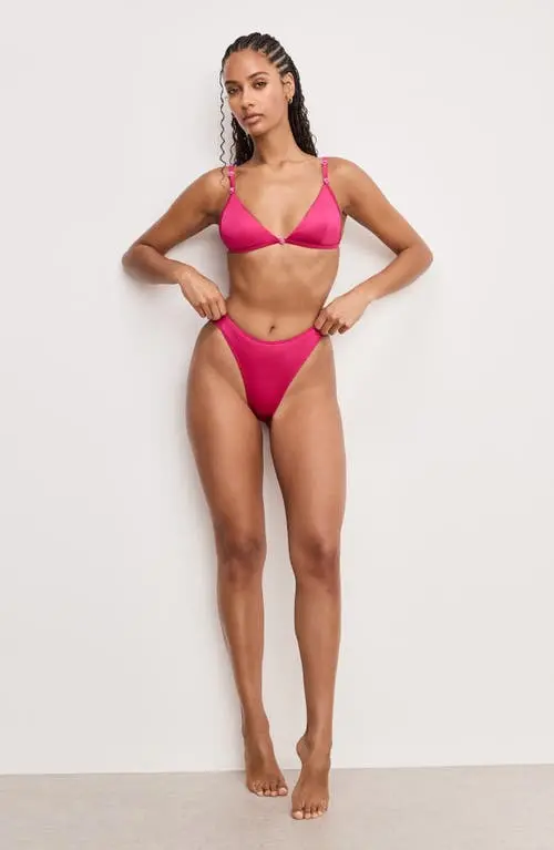 Good American Satin Better Bikini Bottom