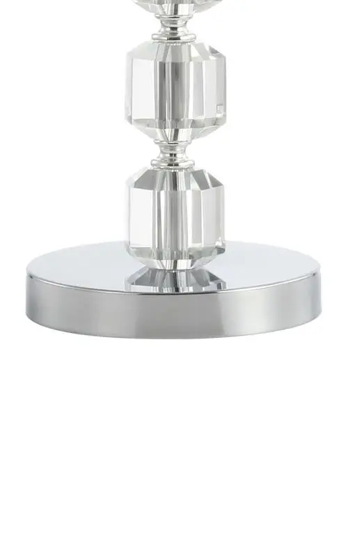 JONATHAN Y Cary 27.5" Modern Stacked Crystal/metal Led Table Lamp
