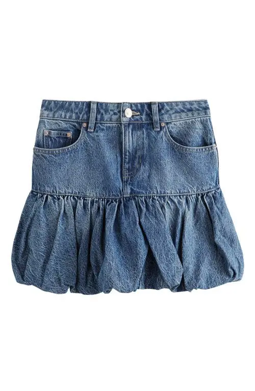 NEXT Puffball Denim Miniskirt