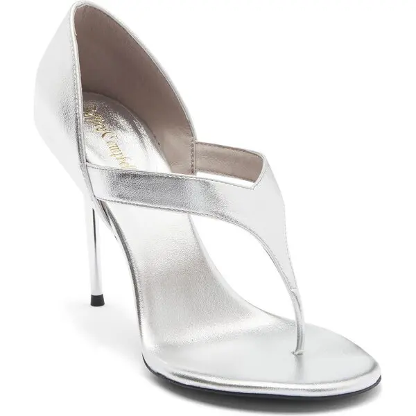 Jeffrey Campbell Rhian Stiletto Sandal - Silver