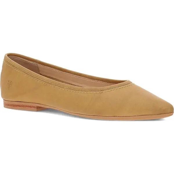 Frye Heather Pointed Toe Flat - Banana