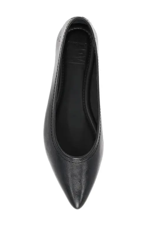 THE FRYE COMPANY Heather Pointed Toe Flat - Black