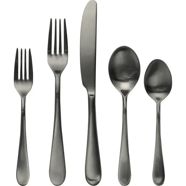 MEPRA Natura Ice Flatware Set5 Pieces - Ice Black Gold