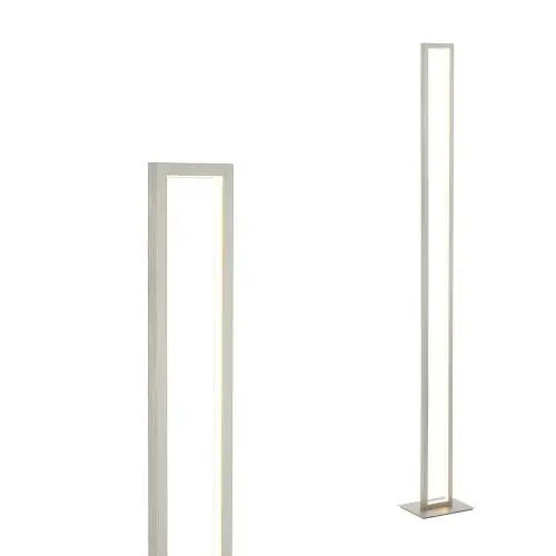 JONATHAN Y Johan 59.5" Modern Minimalist Aluminum Integrated Tower Led Floor Lamp - Nickel