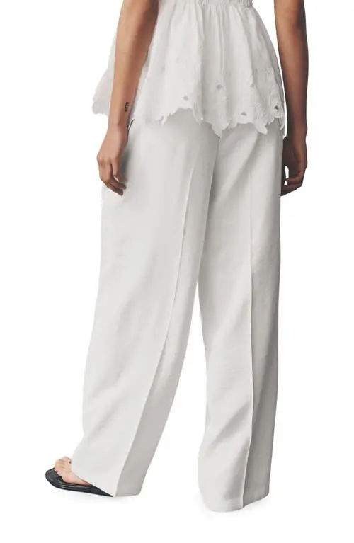 NEXT Elasticized Back Wide Leg Trousers