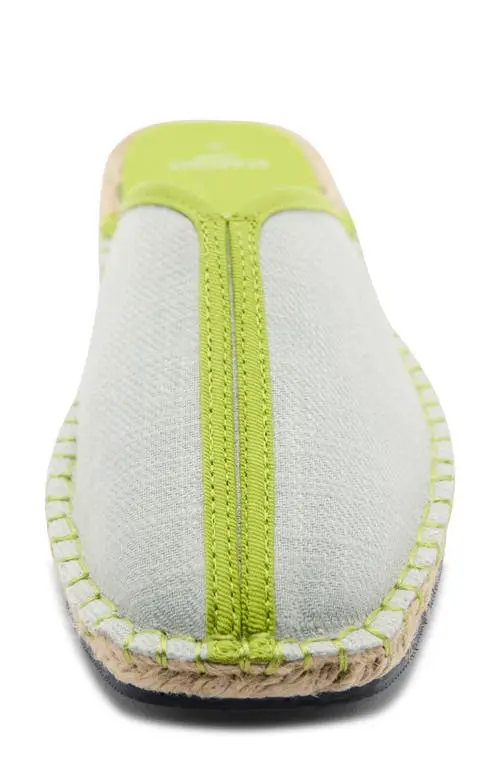 Mango Jute Sole Mule - Pastel Green