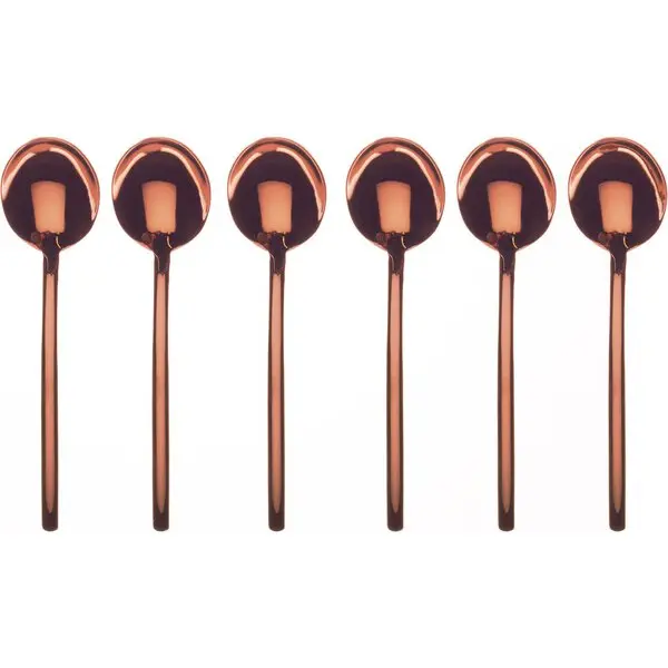 MEPRA Due Spoons Set6 Pieces - Bronze