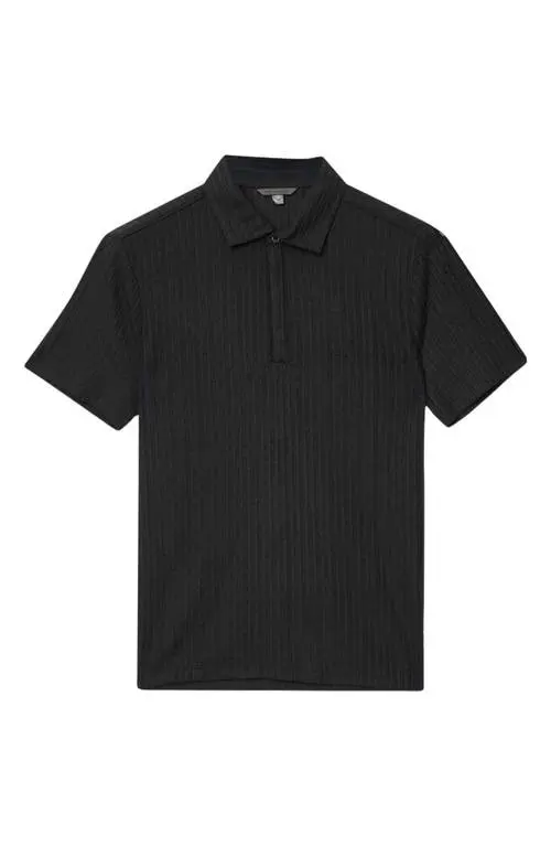John Varvatos Grana Texture Polo - Black