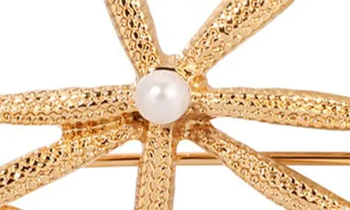 Ettika Triple Starfish Barrettes Set Of 2
