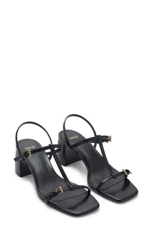 Mango Slingback Sandal - Black