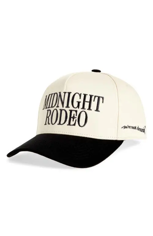 MIDNIGHT RODEO Classic Logo Baseball Cap - Antique White