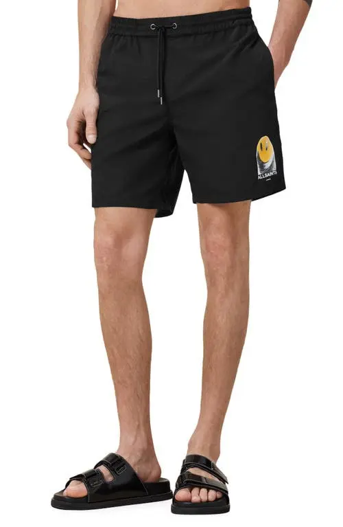 ALLSAINTS Party Wave Swim Trunks