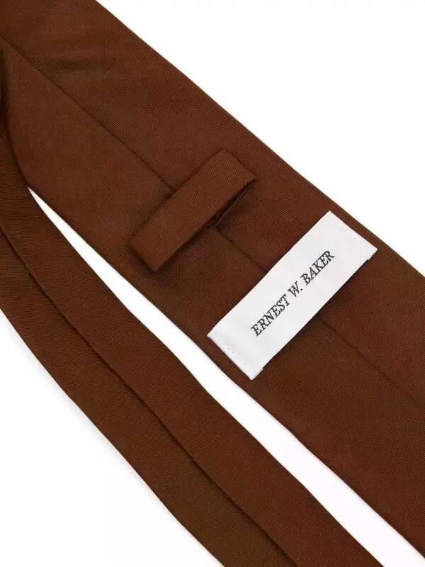 ERNEST W. BAKER Classic Tie - Brown