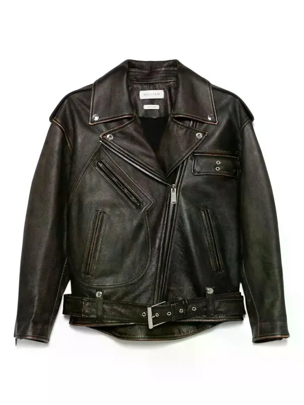 Alexander McQueen Leather Biker Jacket