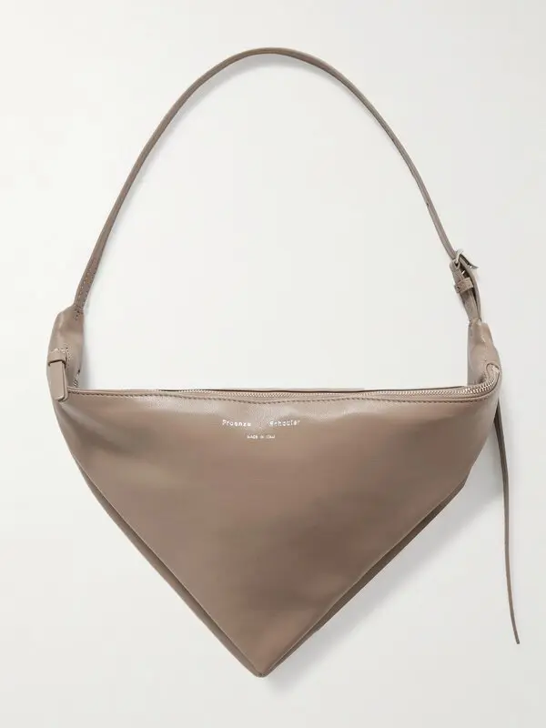 Proenza Schouler Tetra Leather Shoulder Bag - Neutrals